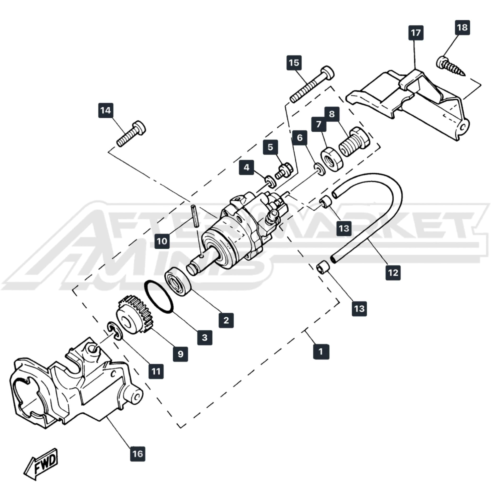 Yamaha PW50 Oil Injection System – Aftermarket Minis