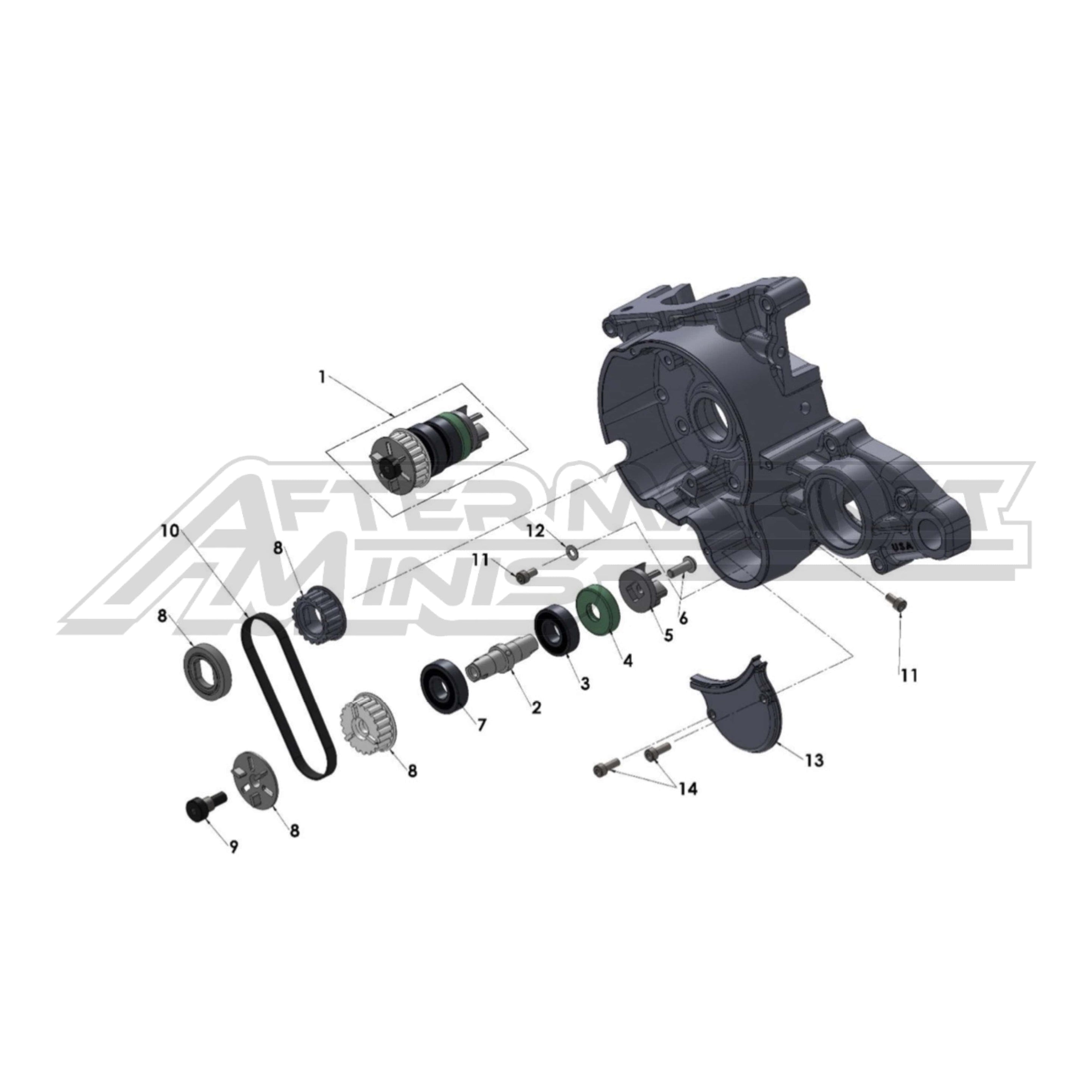 2017-2024 Water Pump - P3 / JR / SR / FWE – Aftermarket Minis